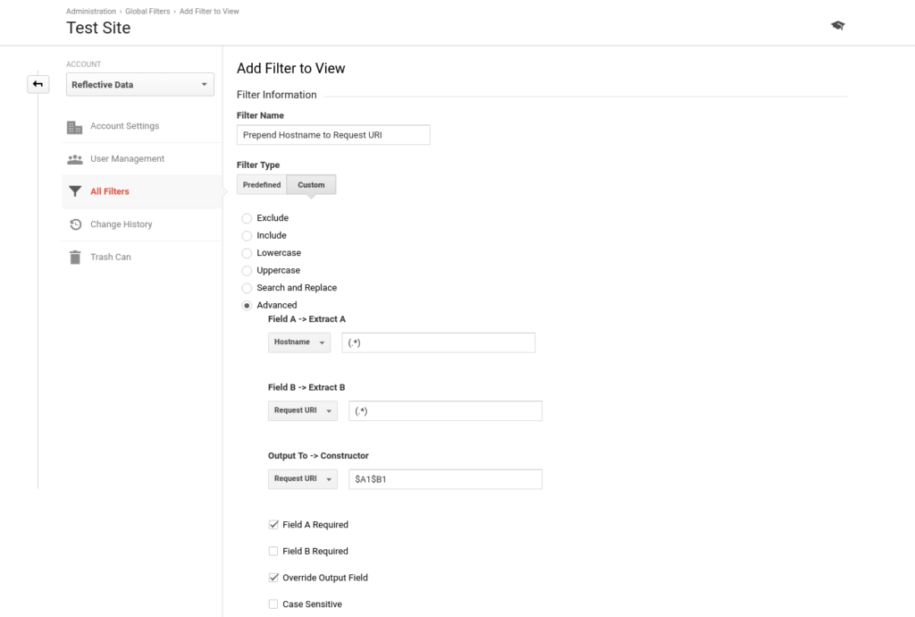 All You Need to Know About Google Analytics Filters - Reflective Data